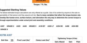 Ultimate Milling Cutter Clamping Torque Chart Guide