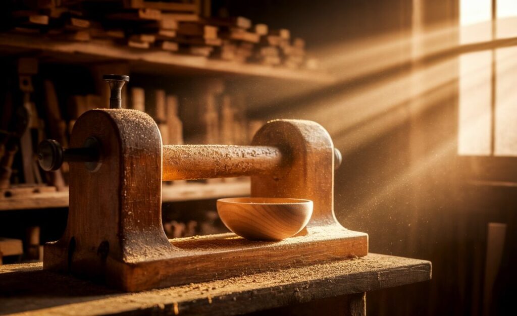 Discover The Charm Of Antique Foot-Powered Wood Lathes