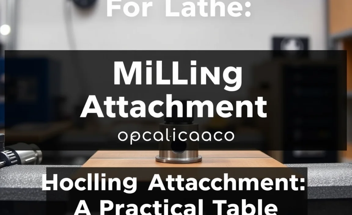 Milling Attachment For Lathe: Essential Guide