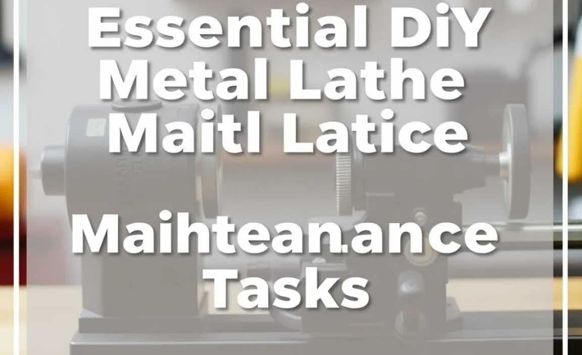 Essential Diy Metal Lathe Maintenance Tips & Tricks