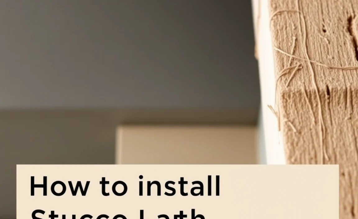 Lath for Stucco: Essential Guide to Stunning Results