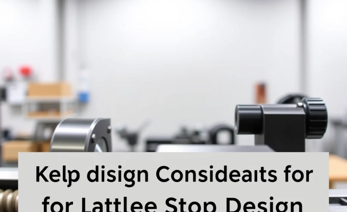 Optimizing Lathe Carriage Stop Design For Precision Work