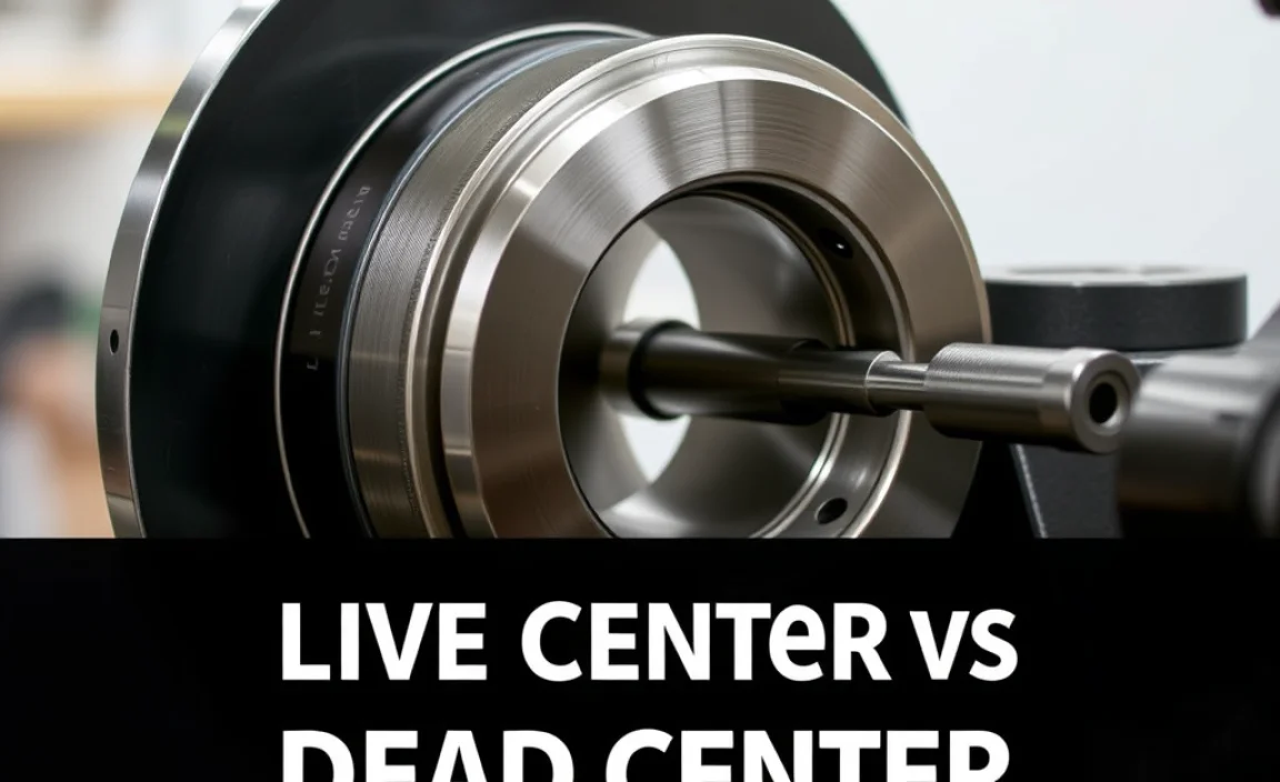 Live Center Vs Dead Center In Lathe: Key Differences Explained