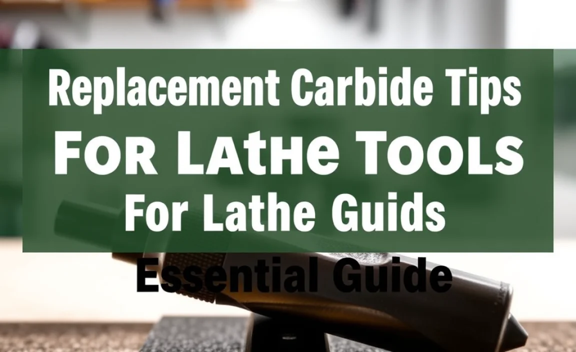 Replacement Carbide Tips For Lathe Tools: Essential Guide