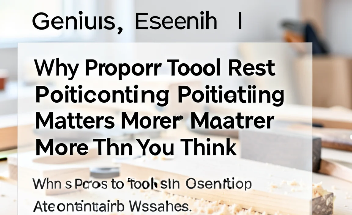 Wood Lathe Tool Rest Positioning Guide: Genius, Essential
